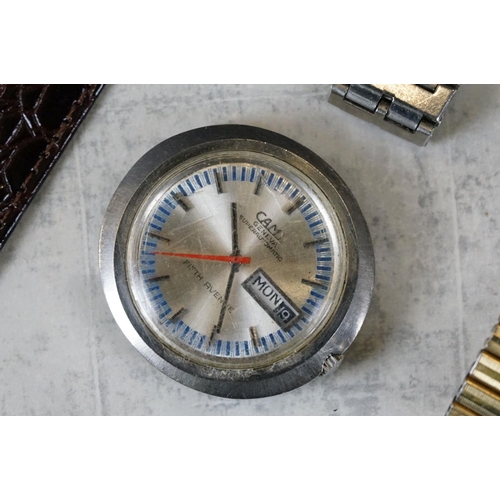 Collection of Gents Watches including Art Deco Lanco Tank, Camy Geneva ...