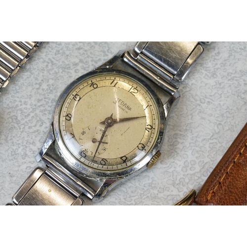 Collection of Gents Watches including Art Deco Lanco Tank, Camy Geneva ...