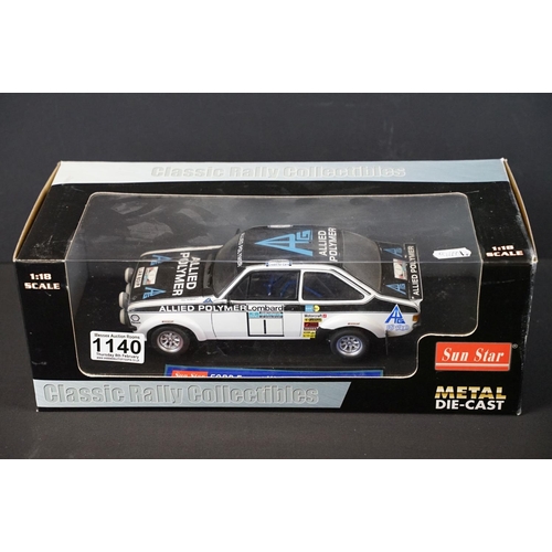 Collection of Three boxed Sun Star Classic Rally Collectibles 1/18 ...