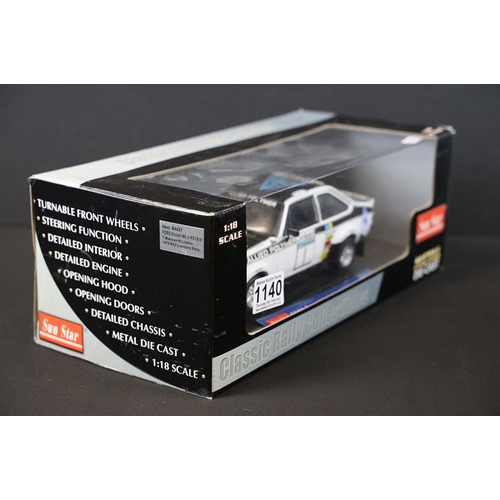 Collection of Three boxed Sun Star Classic Rally Collectibles 1/18 ...