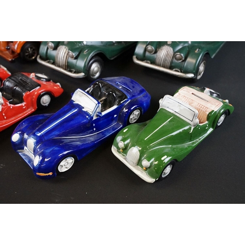 Collection of 17 Morgan car models of varying scales, to include 2 x ...