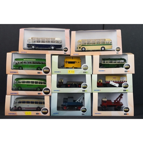 11 Boxed / cased 1/76 scale Oxford diecast models to include 7 x Oxford ...