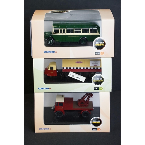 11 Boxed / cased 1/76 scale Oxford diecast models to include 7 x Oxford ...