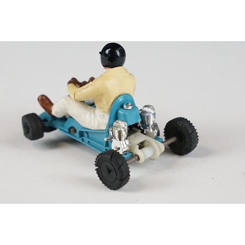 Two boxed Triang Scalextric K1 Go Karts, both models in blue with black ...