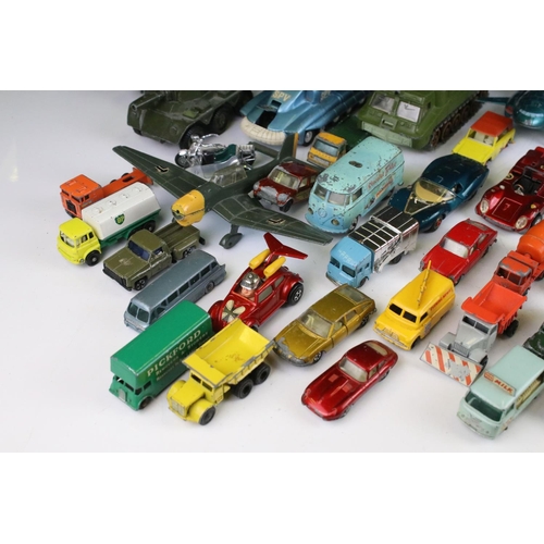Collection of around 40 play worn diecast models to include Dinky ...