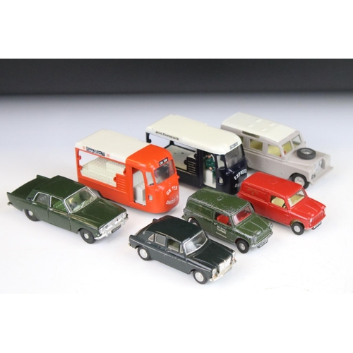 Seven mid 20th C Triang Spot On diecast models to include 2 x Milk ...