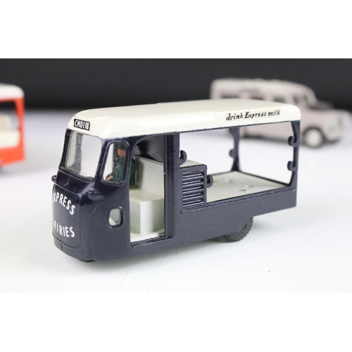 Seven mid 20th C Triang Spot On diecast models to include 2 x Milk ...