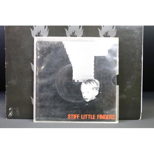 Vinyl - 3 albums and 4 x 7” singles by Stiff Little Fingers to include ...