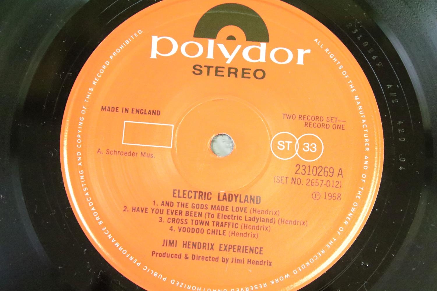 Vinyl - The Jimi Hendrix Experience – Electric Ladyland, UK Polydor ...