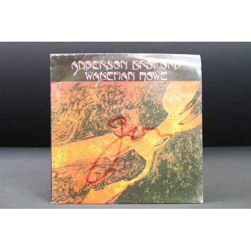 Vinyl & Autographs - 14 Yes and members singles signed by members of ...