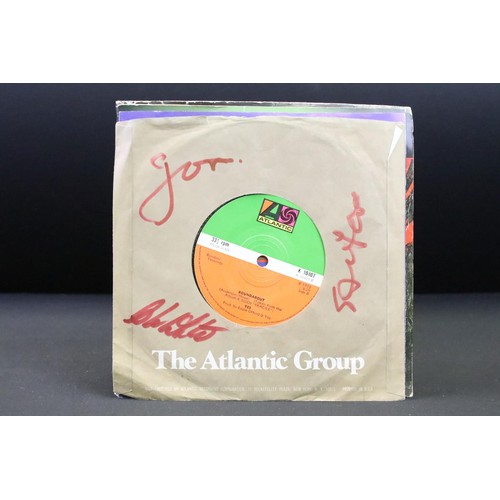 Vinyl & Autographs - 14 Yes and members singles signed by members of ...