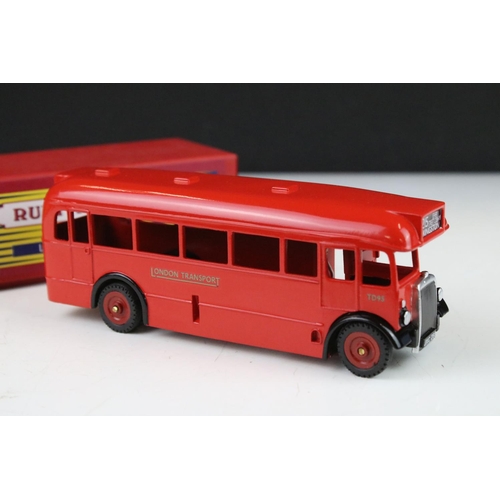 Two boxed Ruby Toys diecast model buses to include No.46 Leyland Bus in ...