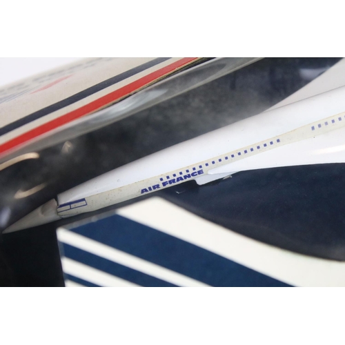 Three boxed Corgi diecast model Concorde's to include Corgi 650 BAC-SUD ...