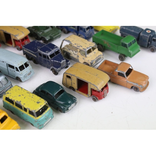 Around 40 play worn mid 20th C Matchbox 75 Series diecast models to ...