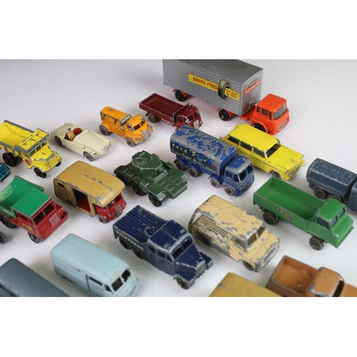 Around 40 play worn mid 20th C Matchbox 75 Series diecast models to ...