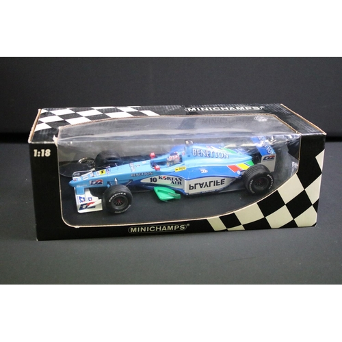 Four boxed 1/18 scale racing car diecast models to include 2 x Paul's ...