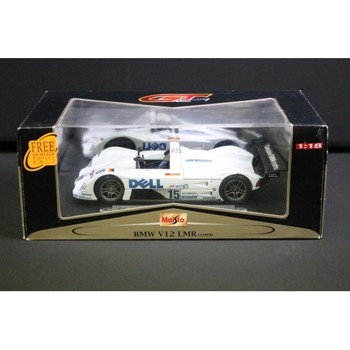 Four boxed 1/18 scale racing car diecast models to include 2 x Paul's ...