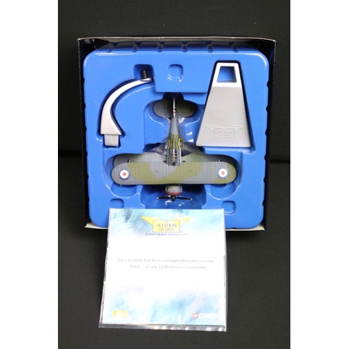 Collection of 11 boxed Corgi Aviation Archive diecast model planes to ...