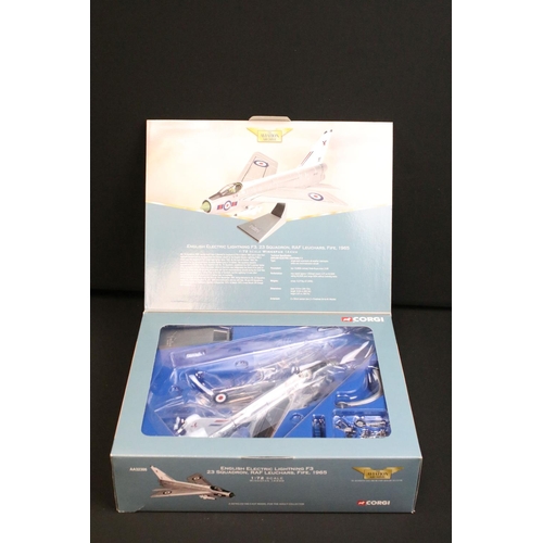 Collection of 11 boxed Corgi Aviation Archive diecast model planes to ...