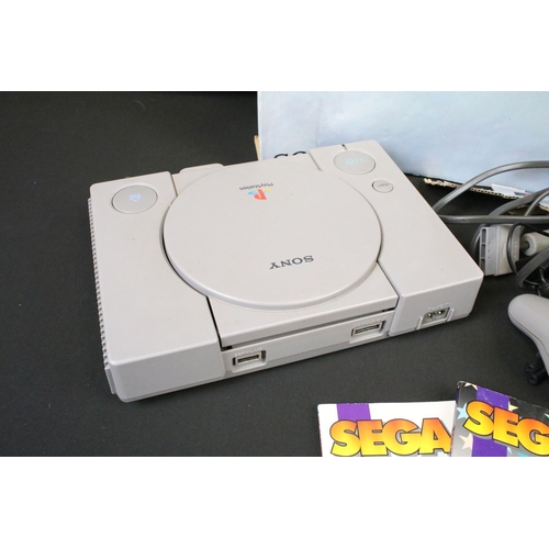 Retro Gaming - Boxed PS1 Play Station One with cables and relevant ...
