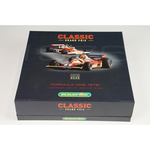 Boxed ltd edn Scalextric C2558A Classic Grand Prix Formula One 1976 ...