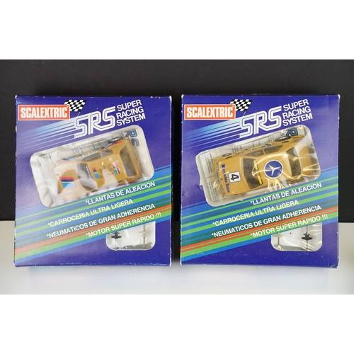 Two boxed Scalextric SRS Super Racing System slot cars to include C017 ...