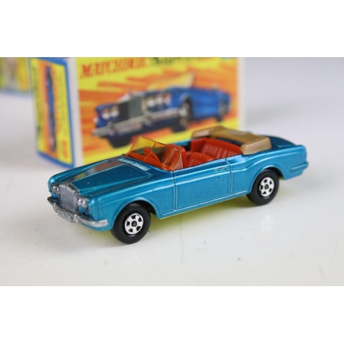 Seven boxed Matchbox Superfast diecast models to include 67 Volkswagen ...