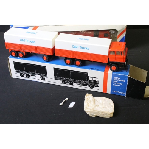 Four boxed 1/50 Lion Car & Lion Toys haulage models to include ...