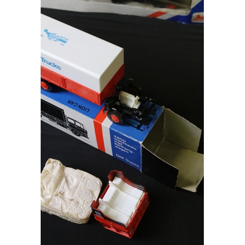 Four boxed 1/50 Lion Car & Lion Toys haulage models to include ...