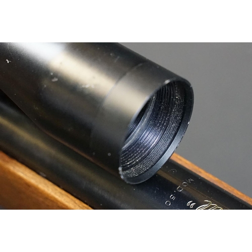 A German 'Original' air rifle complete with telescopic sight and carry ...