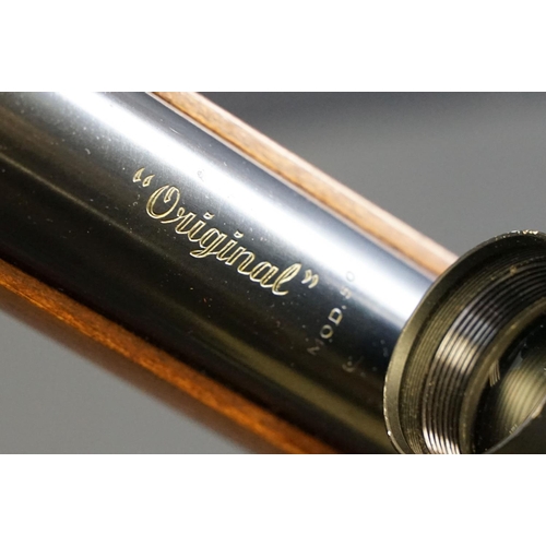 A German 'Original' air rifle complete with telescopic sight and carry ...