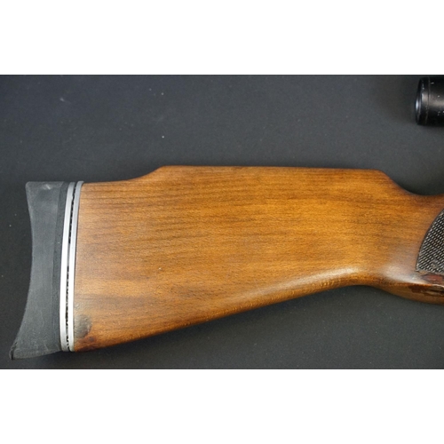 A German 'Original' air rifle complete with telescopic sight and carry ...