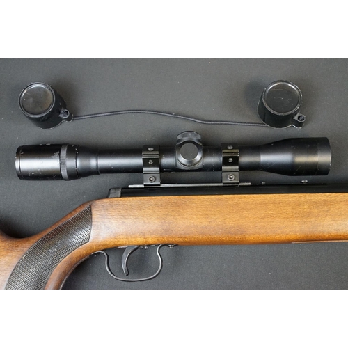 A German 'Original' air rifle complete with telescopic sight and carry ...