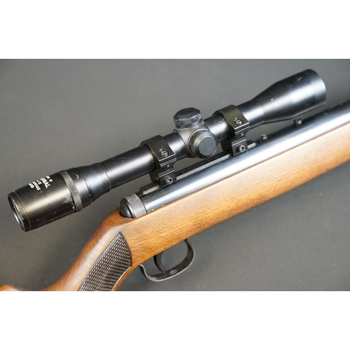 A German 'Original' air rifle complete with telescopic sight and carry ...