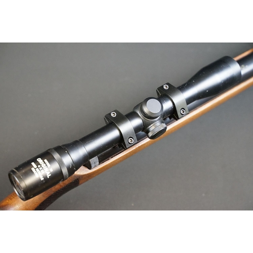 A German 'Original' air rifle complete with telescopic sight and carry ...