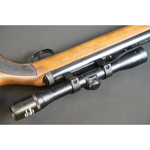 A German 'Original' air rifle complete with telescopic sight and carry ...