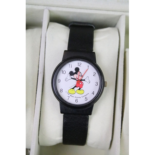 Group of six watches to include Seiko, Casio, Swatch & Mickey Mouse ...