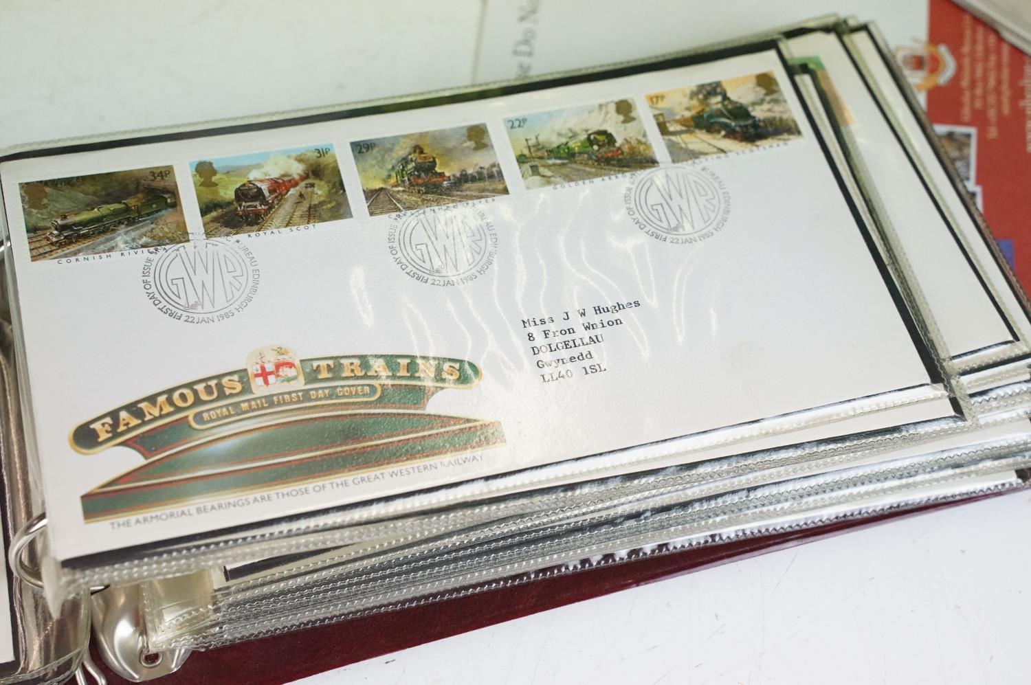 Collection of British first day covers to include a Royal Mail albums ...