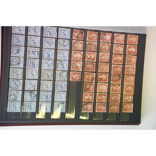 Four albums of British stamps to include two Stanley Gibbons Windsor ...