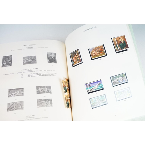 Four albums of British stamps to include two Stanley Gibbons Windsor ...