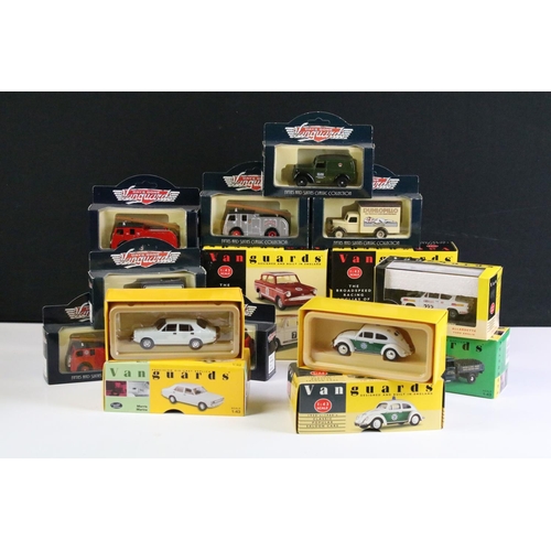 23 Boxed Vanguards diecast models to include VA10002, VA11000, VA12002 ...