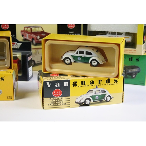 23 Boxed Vanguards diecast models to include VA10002, VA11000, VA12002 ...