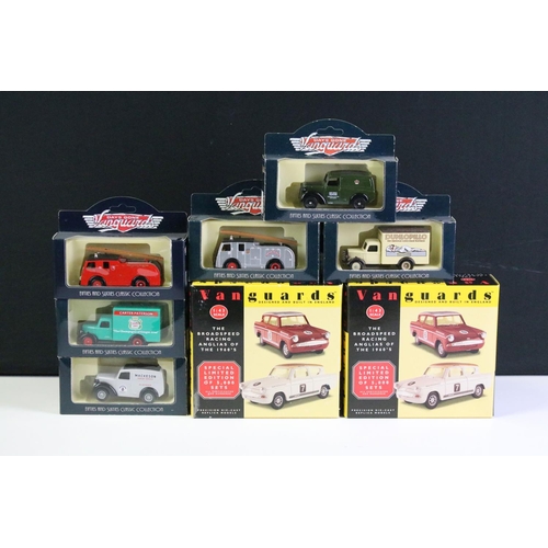 23 Boxed Vanguards diecast models to include VA10002, VA11000, VA12002 ...