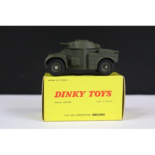 Five boxed French Dinky military diecast models to include 80F Military ...