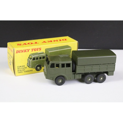 Three boxed French Dinky military diecast models to include 813 Canon ...