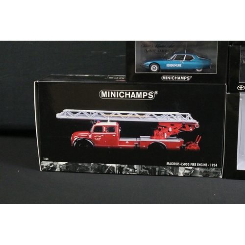 13 Boxed / cased Paul's Model Art Minichamps diecast models to include ...