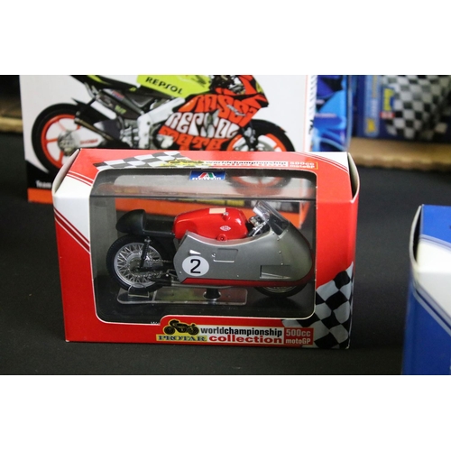 41 Carded / boxed diecast model Motorbikes featuring Atlas Edition ...