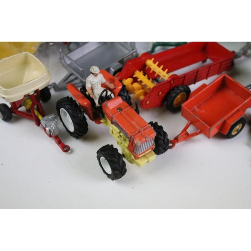 28 farming related diecast models featuring mainly Britains examples to ...
