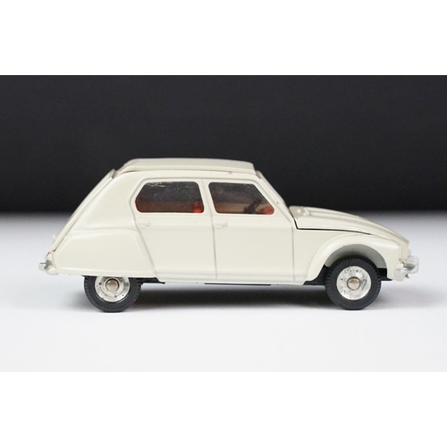 Three boxed French Dinky diecast models to include 1413 Citroen Dyane ...