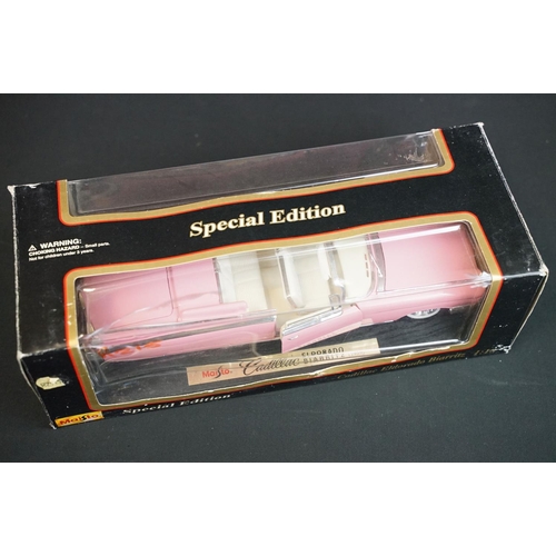 Seven boxed 1/18 scale Maisto diecast models to include 6 x Special ...